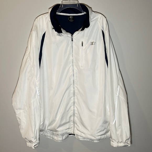 STARTER | Jackets & Coats | Starter Hooded Windbreaker Rain Jacket Mens ...